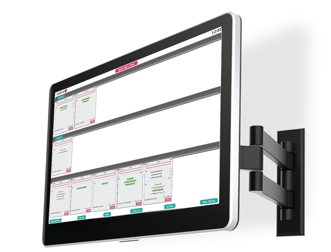 The kitchen at your fingertips - total control - Quadranet Kitchen Screens